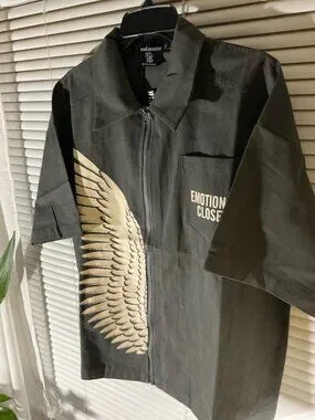 Mixed Emotions | Shirts | Grey Mixed Emotions Shirtjacket | Poshmark